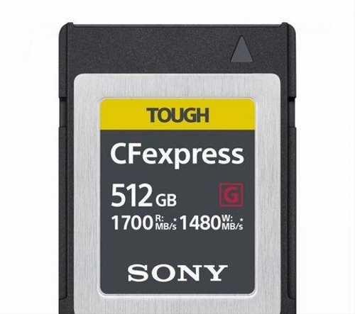 Карта памяти Sony CFexpress Type B 512Gb
