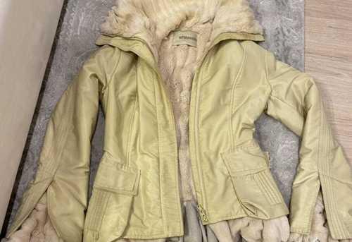Зимняя куртка Ermanno Scervino на натуральном меху