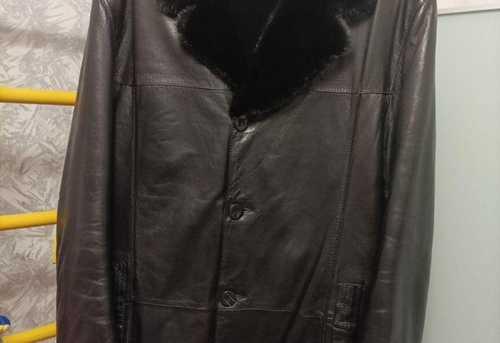 Куртка натуральная кожа с мехом мужская