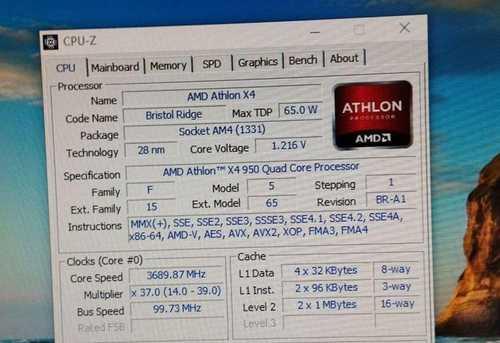 Athlon X4 950 (AM4) + zalman cnps90f