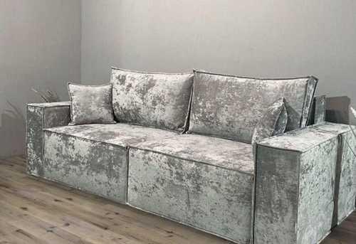 Угловой диван в стиле лофт с 2-мя секциями
