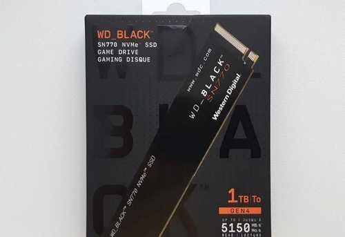 SSD M.2 WD Black SN770 1Tb PCle 4.0x4