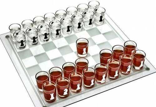 Шахматы Amusing Chess, 32 стопки, поле 25х25 см