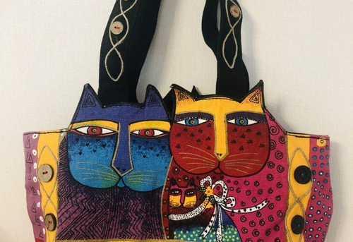 Сумка с котами Laurel Burch