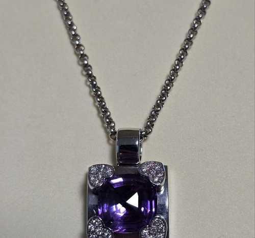 Подвеска Chopard White Gold Amethyst Оригинал