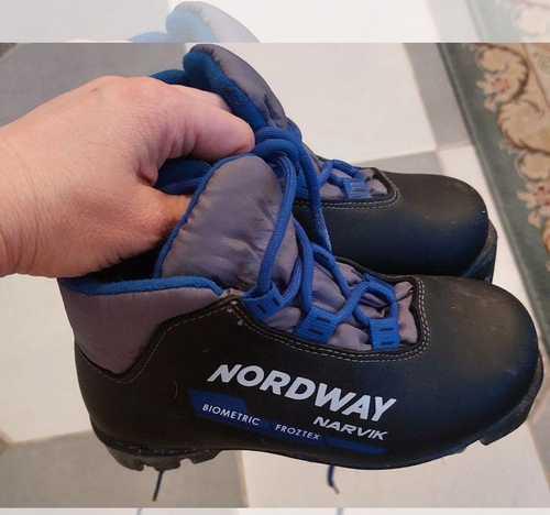 Лыжные ботинки детские nordway 28