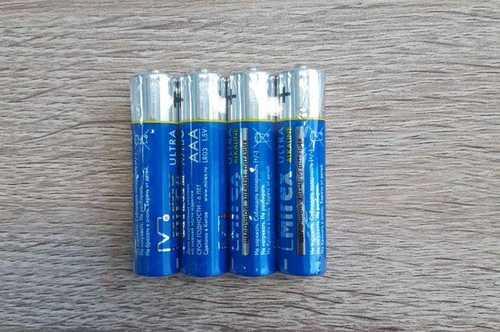 Батарейки (4 шт) мизинчиковые ааа/lr03 алкалиновые