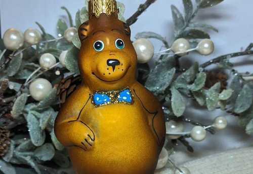 Новогоднии игрушки ручной работы Маша и медведь