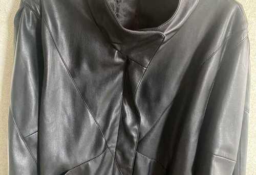 Куртка кожаная женская демисезонная