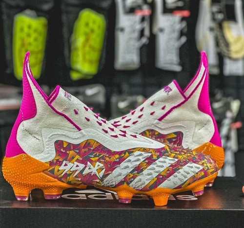 Люксовые детские бутсы adidas predator freak  