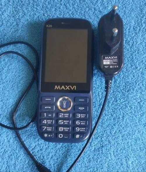 Сотовый телефон Maxvi K20 синий
