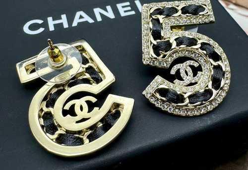 Серьги Chanel премиум