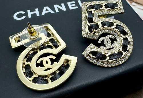 Серьги Chanel премиум