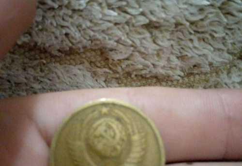 Монета СССР 3 копейки 1949 год