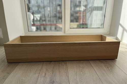 Ящик комплимент икеа, под беленый дуб, 100x35 см