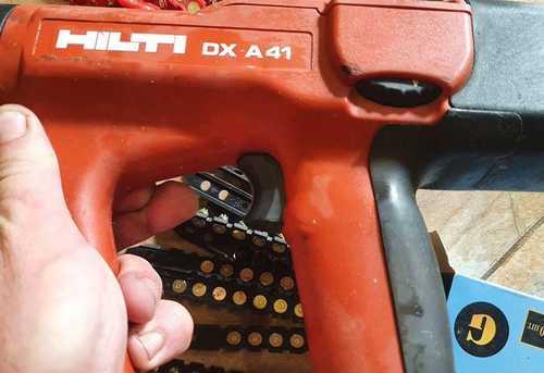 Монтажный пистолет hilti DX A41 с магазином XAM72