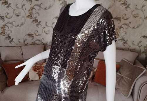 Платье металлик пайетки Michael Kors оригинал Y2K