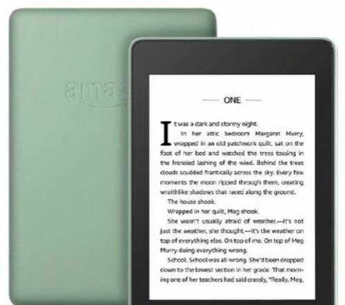 Новая Kindle Paperwhite 4 2018 32GB Green + чехол