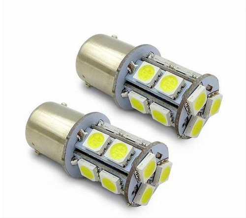 T15 S022A /белый/ (BA15S) 13SMD 5050 12V 1 contact