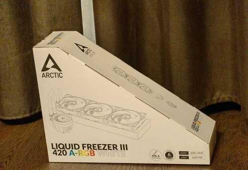 Arctic Liquid Freezer III 420 A-RGB White