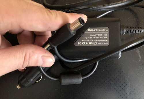 DC adapter dell автозарядное устройство