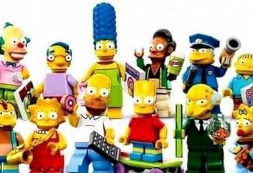 Lego Simpsons 71005 минифигурки Симпсоны 1 серия