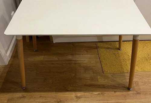 Кухонный стол 120х70, бу скандинавский стиль