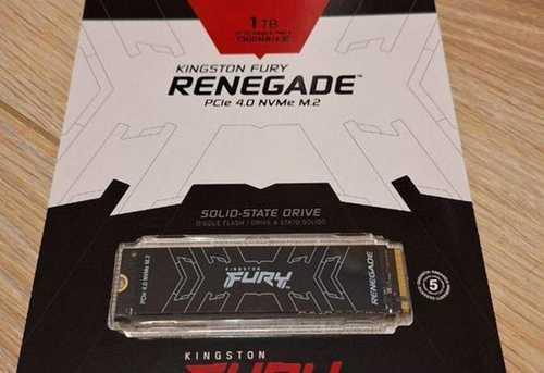 SSD диск m.2 nvme Kingston Fury Renegade 1TB новый