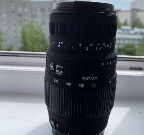 Объектив sigma 70 300