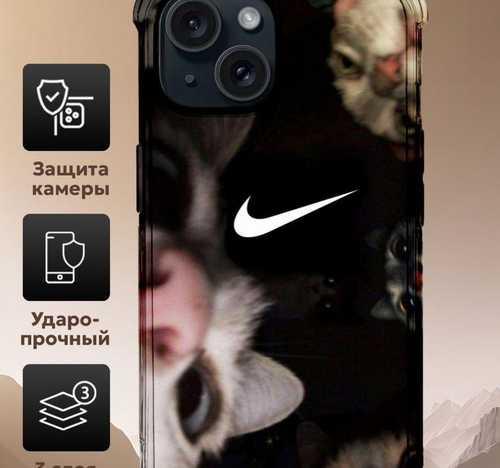 Чехол на телефон с своим принтом найк
