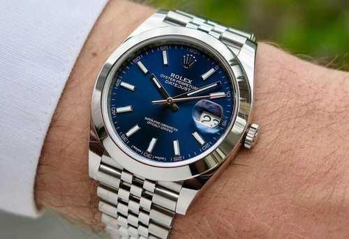 Часы Rolex Datejust 41mm Blue Dial