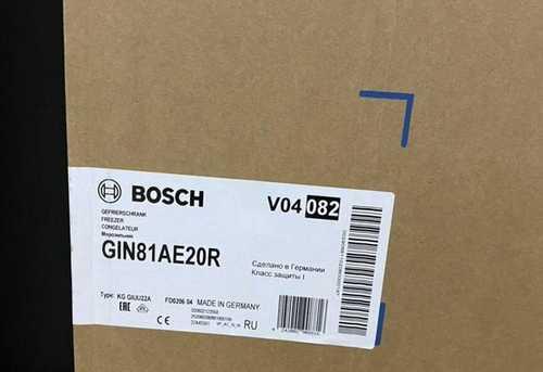 Встраиваемый морозильник Bosch gin81ae20r