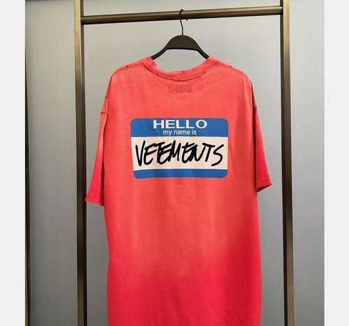 Футболка vetements, оверсайз