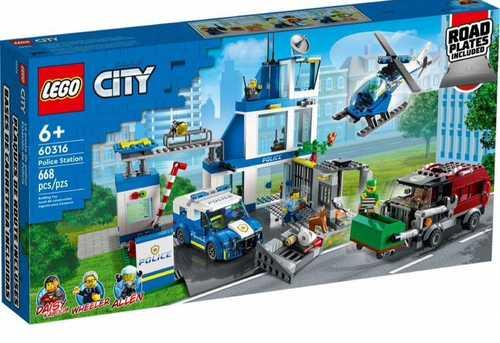 Конструктор lego City Полицейский участок 60316