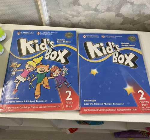 Тетрадь и учебник по английскому языку Kid's Box