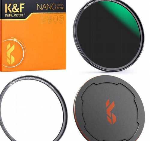 Фильтр магнитный K&F nano X ND64 55 мм