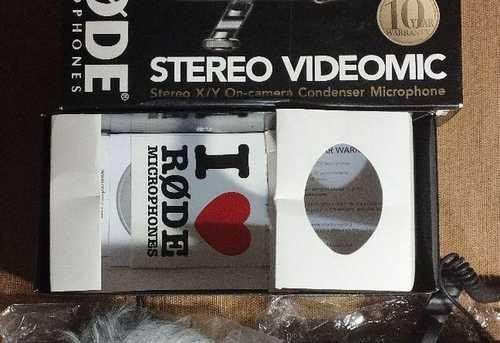 Микрофон rode svm (Stereo Video Mic)