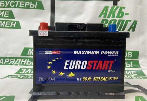 Авто аккумулятор Euro Start 60Ah 460A