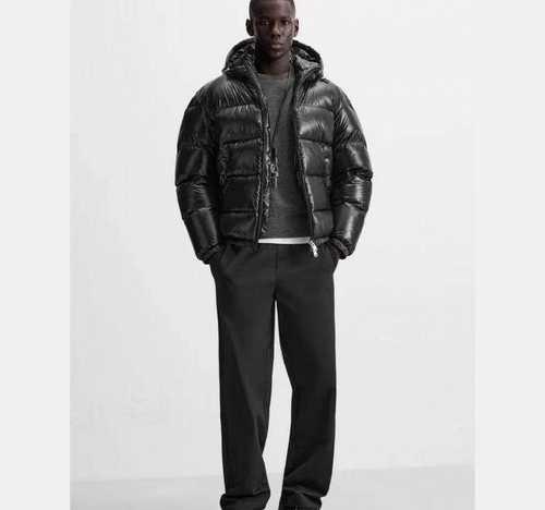 Пуховки Zara x Moncler глянцевый (Арт.89853)