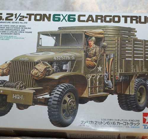 U.S. 2.5-TON 6X6 cargo truck 1/35 tamiya 35218