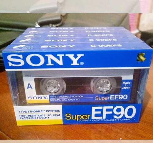 Аудиокассеты sony super ef90