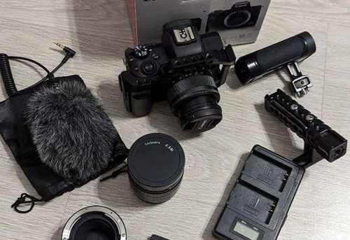 Canon eos m50 mark ii kit в богатой комплектации