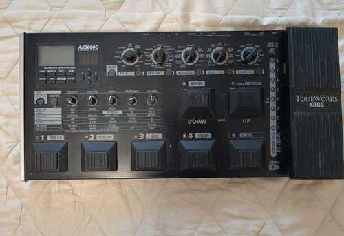 Гитарный процессор korg AX3000G