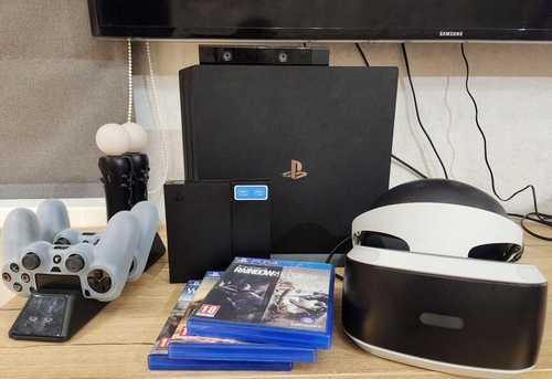 Ps4 pro 1tb+ VR очки