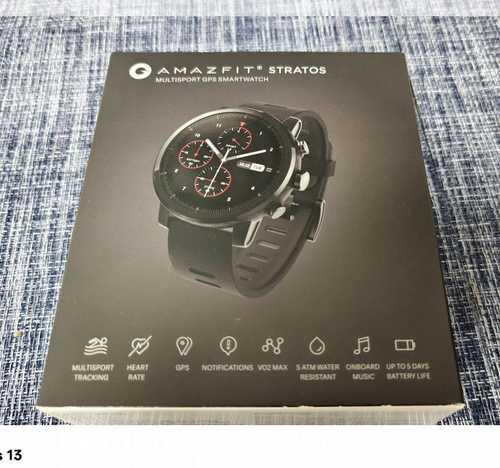 Смарт-часы Amazfit Stratos Black (A1619)