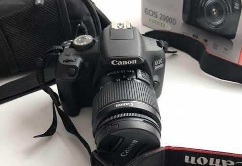 Canon eos 2000d kit 18-55