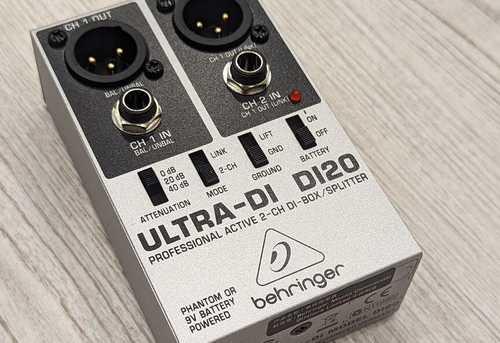 Директ-бокс behringer ultra-DI DI20