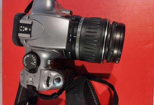 Зеркальный фотоаппарат canon 300d с объектом