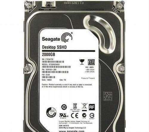 Жесткий диск Seagate sshdd 2tb