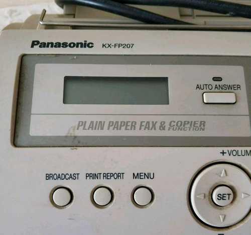 Факс / Телефон Panasonic KX FP207RU